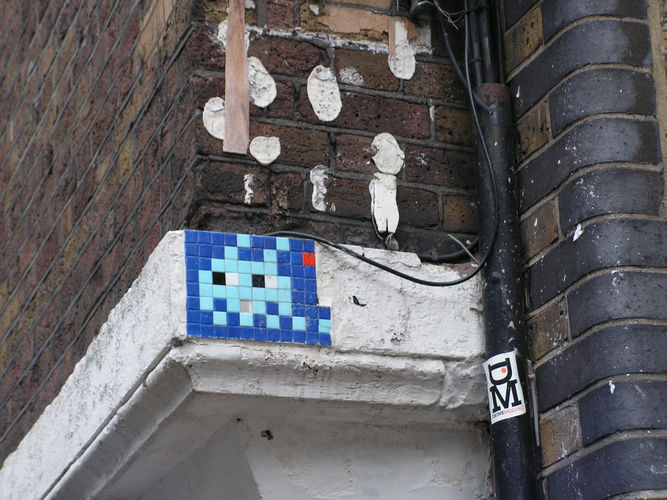 Artwork by Space Invaders in London | Fatcap