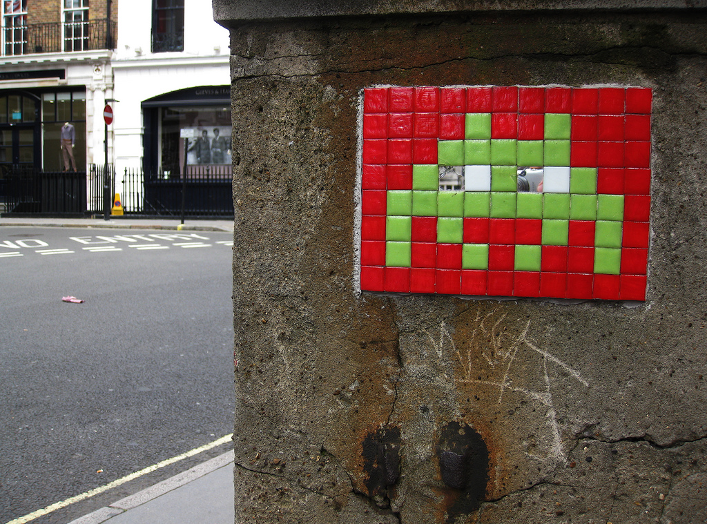 Artwork by Space Invaders in London | Fatcap