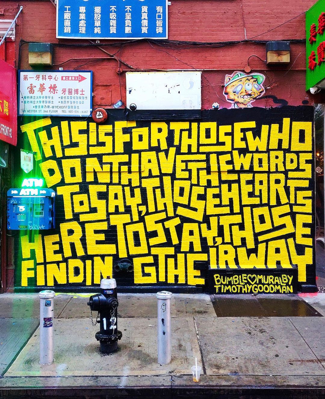 Timothy Goodman : Artist from New York City - Fatcap